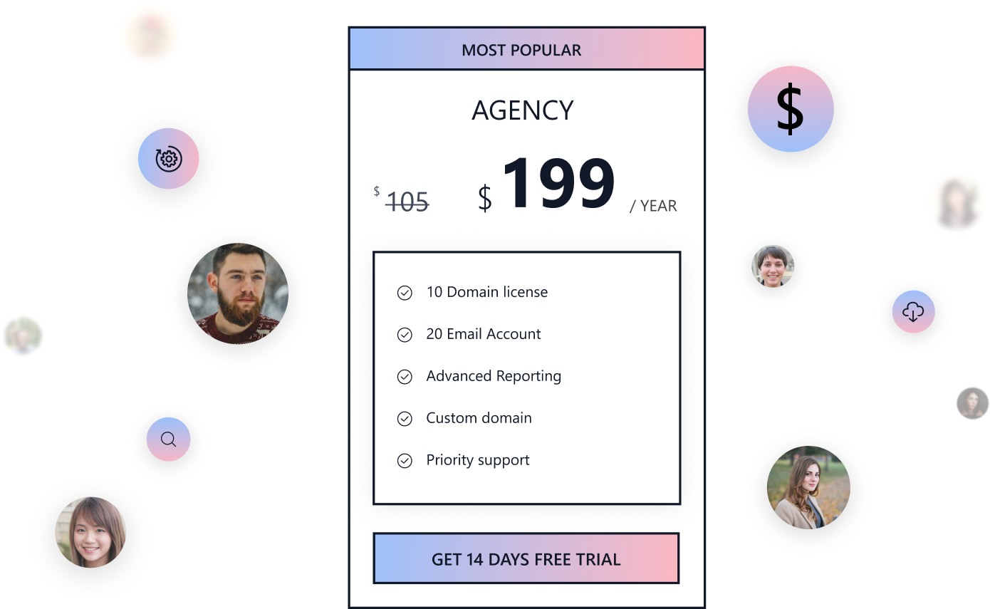 Fouita Pricing Card Widget